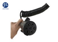 China 4M Heavy Duty Vehicle Backup Camera Extension Cable With 7 Pin Electrical Socket for sale