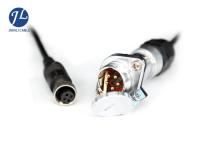 China Automotive Coiled Electrical Extension Cord With Heavy Duty 5 Pin Socket for sale