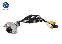 China 5 Pin BNC DC 4 Channel Reversing Camera Extension Cable for sale
