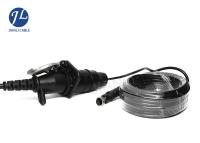 China Signal Transmission 7 Pin Coiled Trailer Cable For Backup Camera Audio Video for sale