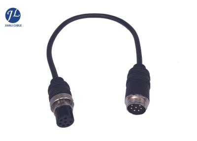 China 7 Pin Extension Aviation Cable For Vehicle Backup Camera Video Audio Transmitting for sale