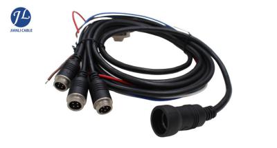 China Custom 13 Pin Din Cable Extension Wire For Vehicle Rearview Backup System for sale