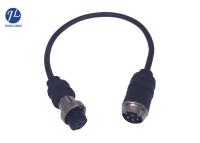 China Car Rear View Camera Aviation Cable 8 Pin With Male To Female Gx16 Connector for sale
