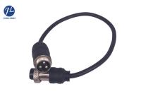 China Weatherproof GX16 3 Pin Aviation Extension Cable For CCTV Audio Video Transmission for sale