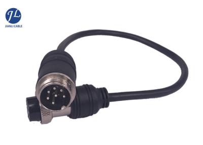 China Fire Resistance Coiled Aviation Cable With Seven Pin Heavy Duty Trailer Socket for sale