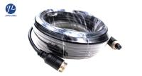 China Automotive Rear View Camera Aviation Extension Cable , 10M 4 Pin Video Power Cable for sale