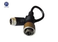 China 4 Pin Mini Din Cable Male to male For Bus Reserving LCD Video System Adapter for sale