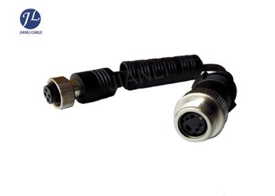 China S Video 4 Pin Mini Din Cable Waterproof Connector For Car DVR Camera System for sale
