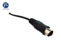China 6 Pin S Video Extension Cable Male To Female For Transfer High Definition Video for sale