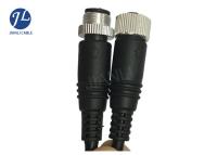 China Male To Female 2 Pin M12 Aviation Cable For Bus Camera Video Rear View System for sale