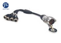 China Metal 7Pin Backup Camera Cable Quick Connect Trailer Vison Camera System With 4 Channel for sale