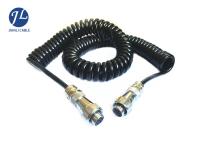 China Heavy Duty Vehicle Reversing Camera Extension Cable with 7 Pin Metal Connector for sale