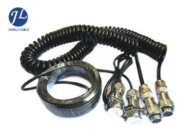 China Heavy Duty Vehicle Reversing Camera Extension Cable with 7 Pin Metal Connector for sale