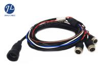 China 13 Pin To 4 Pin Mini Din Extension Cable For Car Video Recorder 4M-20M PU Jacket for sale