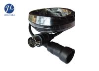 China Reverse Monitor Camera 13 Pin Din Cable , 10M Vehicle Monitoring System Wiring for sale