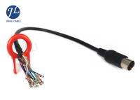 China Waterproof 13 Pin Extension Cable For Reverse Monitor Camera 1M To 10M for sale