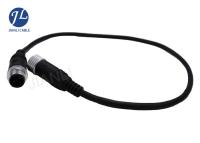 China Waterproof Electrical 2 Pin Connector M12 Sensor Cable For Vehicle Rear View System for sale