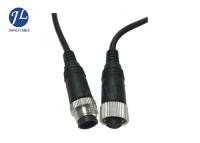 China PVC Insulated Shielding M12 8 Pin Cable For Car Reversing Camera Od 5.0MM for sale