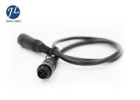 China 25M Shielded M12 Extension Cable 5 Pin Plug And Play For Surveillance CCTV System for sale