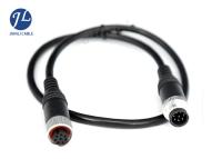 China M12 IP67 Car Top View Camera 8 Pin Extension Cable for sale