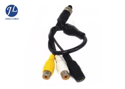 China Watertight BNC Rear View Camera Cable With PVC Insulation for sale