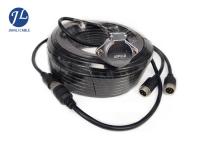 China Car Backup Surveillance Camera Extension Cable With Metal 5 Pin Connector Customized for sale