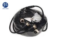 China Vehicle Reversing Camera Extension Cable With Heavy Duty 5 Pin Connector for sale