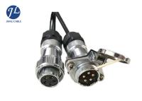 China Vehicle Reversing Camera Extension Cable With Heavy Duty 5 Pin Connector for sale