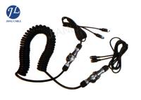 China Truck / Ambulance DVR CCTV Camera Extension Cable 7 Pin Trailer Plug Oil Resistant for sale