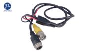 China Customize RG59 BNC RCA CCTV Cables And Accessories , Reversing Camera 4 Pin Cable for sale
