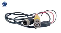 China Customize RG59 BNC RCA CCTV Cables And Accessories , Reversing Camera 4 Pin Cable for sale