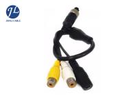 China 2017 Cheap Price Car Surround Camera System Cable With RCA And Aviation plug for sale