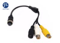 China 2017 Cheap Price Car Surround Camera System Cable With RCA And Aviation plug for sale