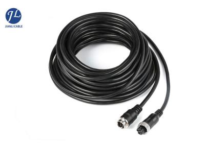 China Customized GX-12 Car Rear View 4 Pin Extension Aviation Cable for sale