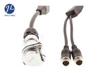 China CCTV DVR Dual Camera Extension Cable For Cars 7PIN Trucks to Trailers Caravans for sale