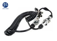 China CCTV DVR Dual Camera Extension Cable For Cars 7PIN Trucks to Trailers Caravans for sale