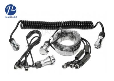 China 4 Meter Suzi Rear View Camera Cable 4PIN Connectors For Truck Trailer Caravan Towing for sale