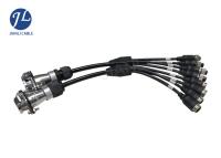 China 5 Pin Wire Panel Connector Car Rear View Camera Cable Male Female Diameter Circular Plug Socket for sale