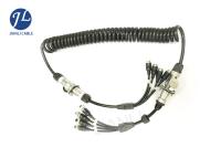 China 5 Pin Wire Panel Connector Car Rear View Camera Cable Male Female Diameter Circular Plug Socket for sale