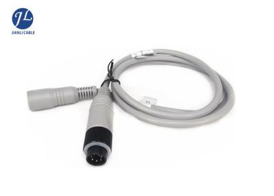 China Customize 15CM Waterproof IP67 6 Pin S Video Cable For Backup Camera System for sale