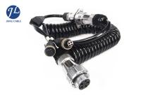 China 5 Pin Wire Panel Connector Car Rear View Camera Cable Male Female Diameter Circular Plug Socket for sale