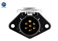 China Reversing Camera Extension Cable Trailer Camera Video Cable With 7 Pin Plastic Plug for sale