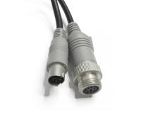 China Male To Male IP67 Copper Conductor Mini Din Camera Cable for sale