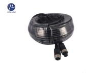 China Pure Copper Waterproof IP67 GX12 6-Pin Aviation Extension Cable For Rear View Camera for sale
