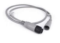 China 4M 6 Pin Metal Connector Coiled Trailer Cable For Bluetooth Camera for sale