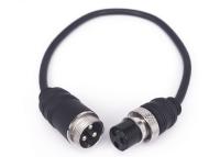 China Waterproof Rear View Camera System Aviation Cable , 3PIN M16 Male To Female Cable for sale
