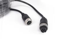 China OEM Waterproof Eletrical Extension Video 6 Pin Cable for Car Reserving Camera for sale