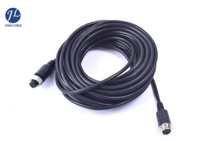 China Customized 10m Vehicle Monitor System 4PIN Aviation Female And Male Extension Cable for sale