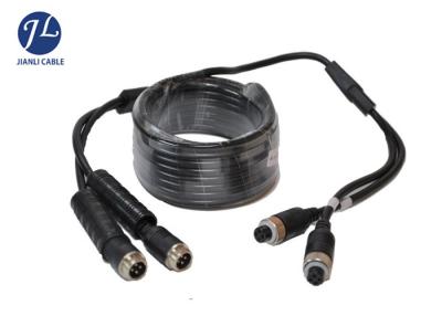 China Waterproof Car Side View A/V System 4PIN Aviation Cable Male To Female for sale