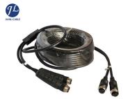 China Waterproof Car Side View A/V System 4PIN Aviation Cable Male To Female for sale